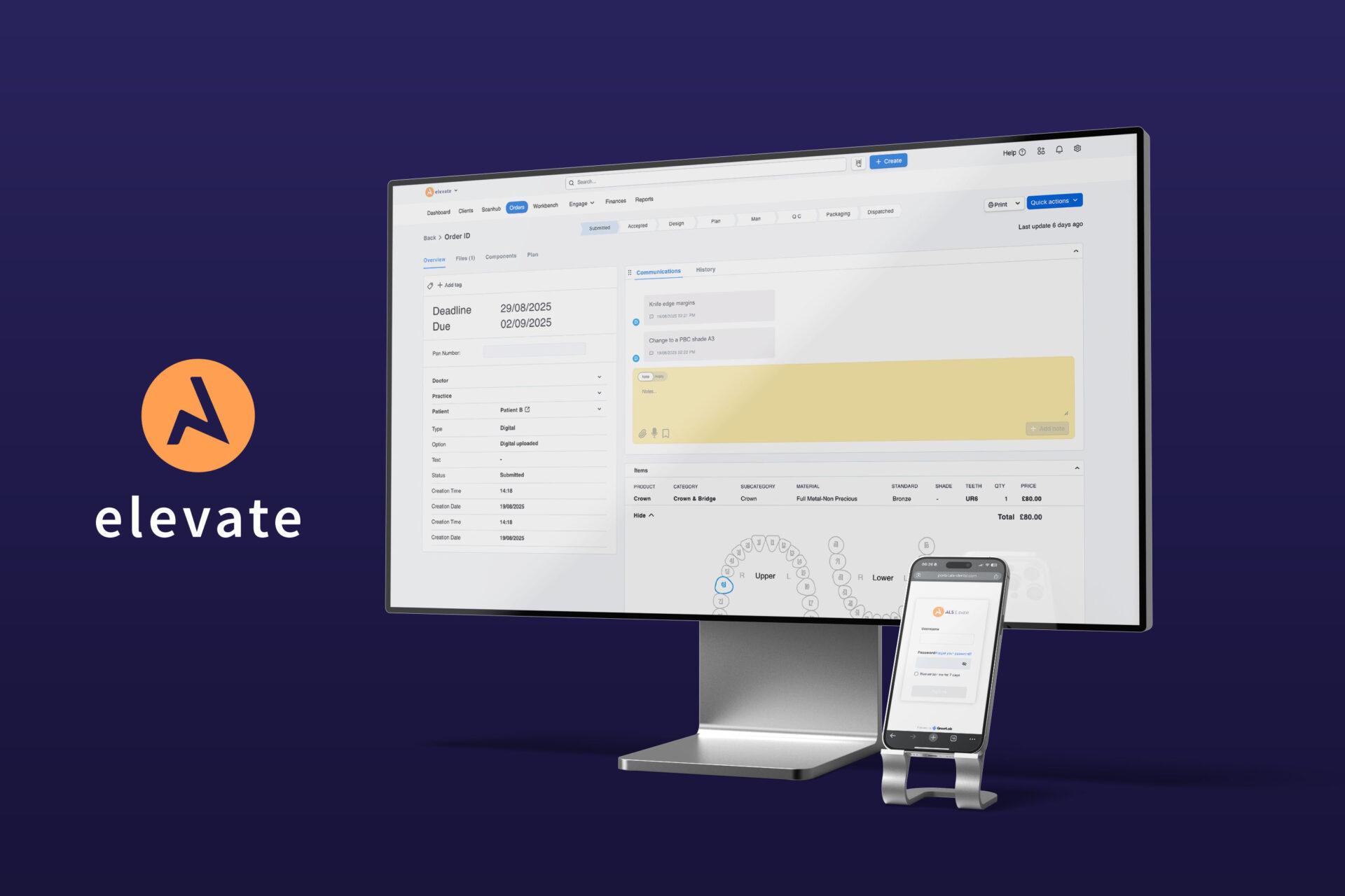 Login to Elevate - Dent 8